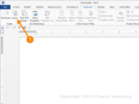 How To Print Barcodes With Excel And Word - Clearly Inventory
