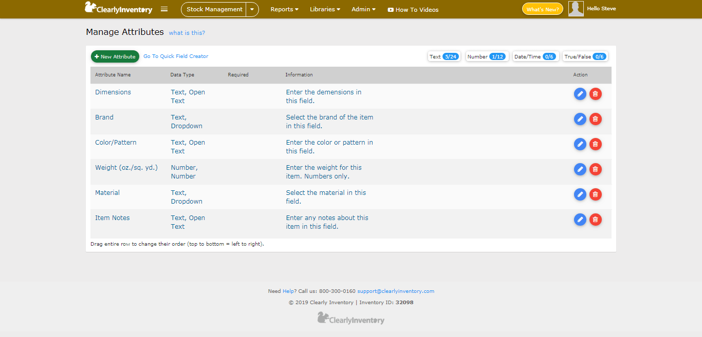 Stock Maintenance - Clearly Inventory - Flexible Stock Management